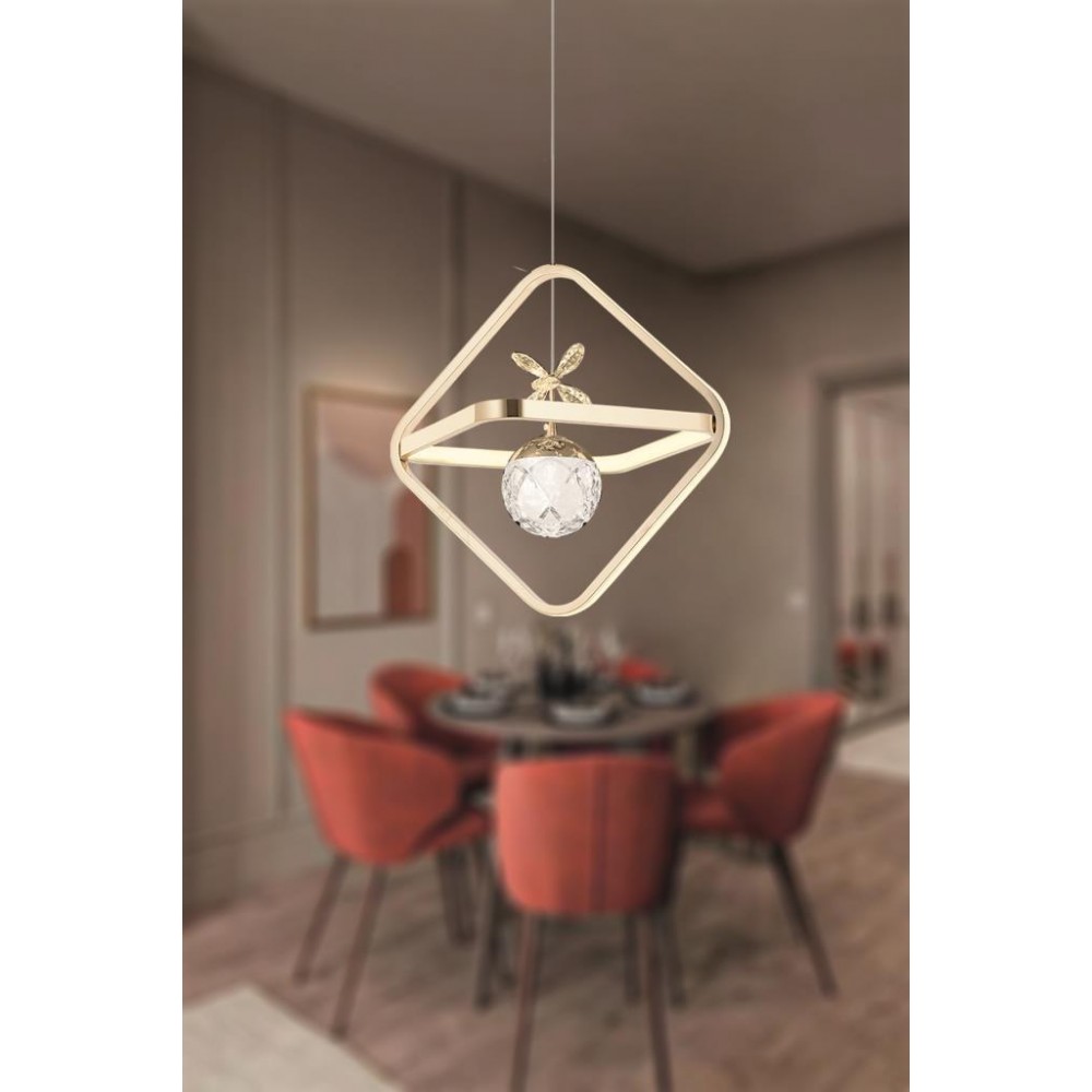 Eray Aydınlatma 5025-1 Gold Led Avize
